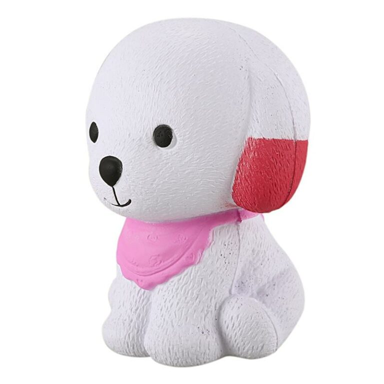 White Dog Squishy - Squishies USA
