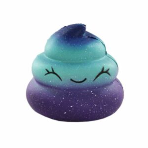 Galaxy Blue Poop Squishy - Squishies USA