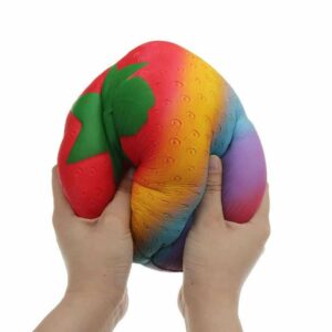 Jumbo Rainbow Strawberry Squishy - Squishies USA