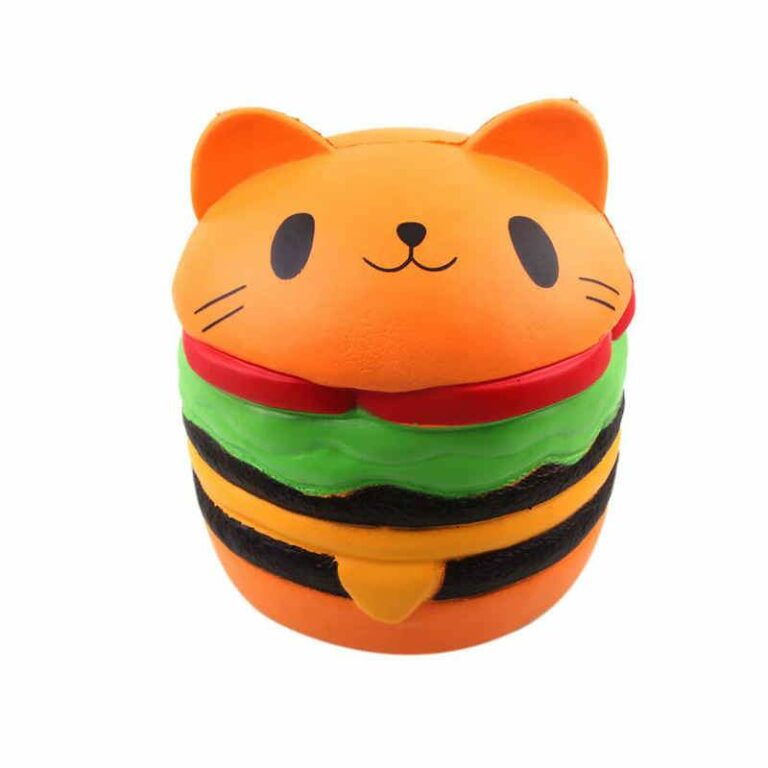 Jumbo Hamburger Cat Squishy - Squishies USA