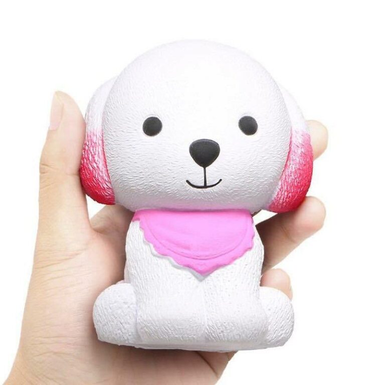 White Dog Squishy - Squishies USA