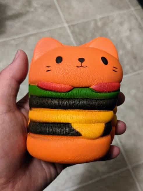 Cat Hamburger Squishy - Squishies USA